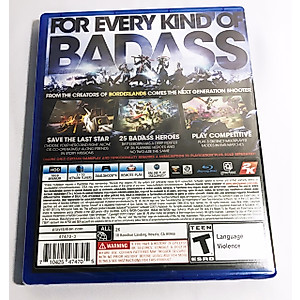 Battle Born For PS4 | 2016 | Playstation 4 | Electronic Art's| Dual Shock 4 | 1-10 Players| Remote Play/Online Play | English-USA Version| 2k/Take 2 Video Games | From The Creators Of Borderlands| New