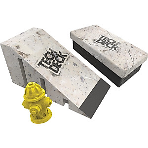 TECH DECK - Build-A-Park – Kicker, Funbox, and Hydrant – Ramps Board and Bikes