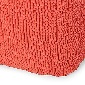 Christopher Knight Home Moloney Pouf, Coral