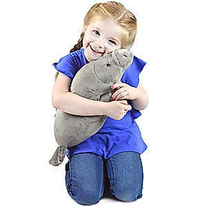 TigerHart Morgan The Manatee - 16 Inch Stuffed Animal Plush (Classic Edition)