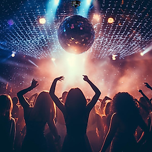 Yescom 6 RPM Rotating Motor w/ 18 RGBW LED Light for 6 8 12" Mirror Disco Ball Kit DJ Party Decorate