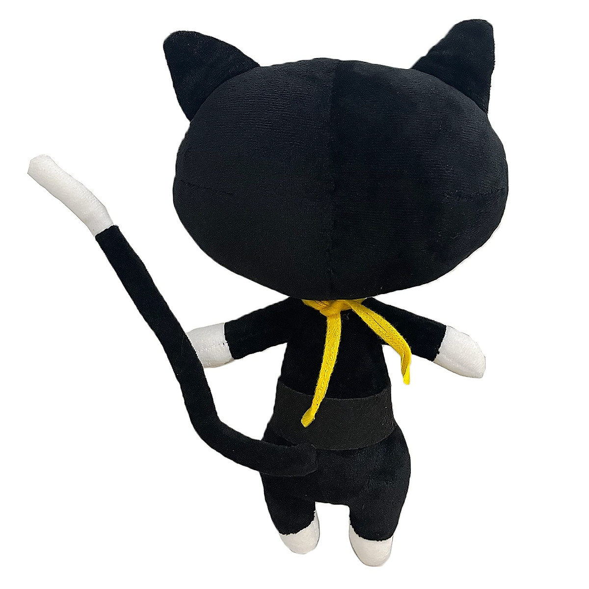Hotiego 11.8" Cat Plush Toys Figures Blact Cat Dolls Plushie Stuffed Plushies Cosplay Props for Game Fans