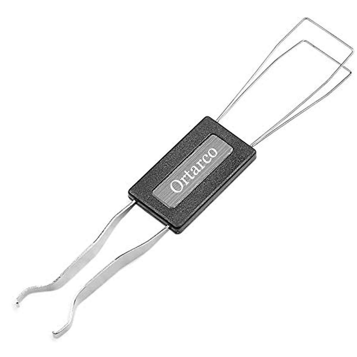 Ortarco Keycap Puller for Mechanical Keyboard Stainless Steel Keycap Remover Tool Fixing Keyboard Black