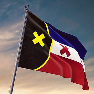 Shiker Lmanburg Flag Dream SMP Flag 3x5 Ft Double-Sided Printing with 2 Gronments Indoor Outdoor Decoration