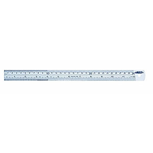 INSIZE 7110-150 Steel Rule, 6"/150 mm, Graduation 1/64", 1/32", 1/16", 0.5 mm, 1 mm
