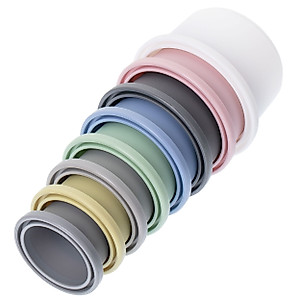 Mr. Pen- 8 Pcs, Baby Stacking Toys/Cups, Nesting Cups, Stackable Cups for Baby and Toddler