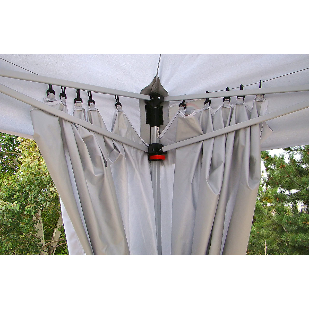 UNDERCOVER X3 10x10 Commercial Canopy Tent – Pop Up Canopy Tent with Sidewalls – Portable Outdoor Canopy Tent (White) – Wheel-Away 10x10 Commercial Canopy Tent