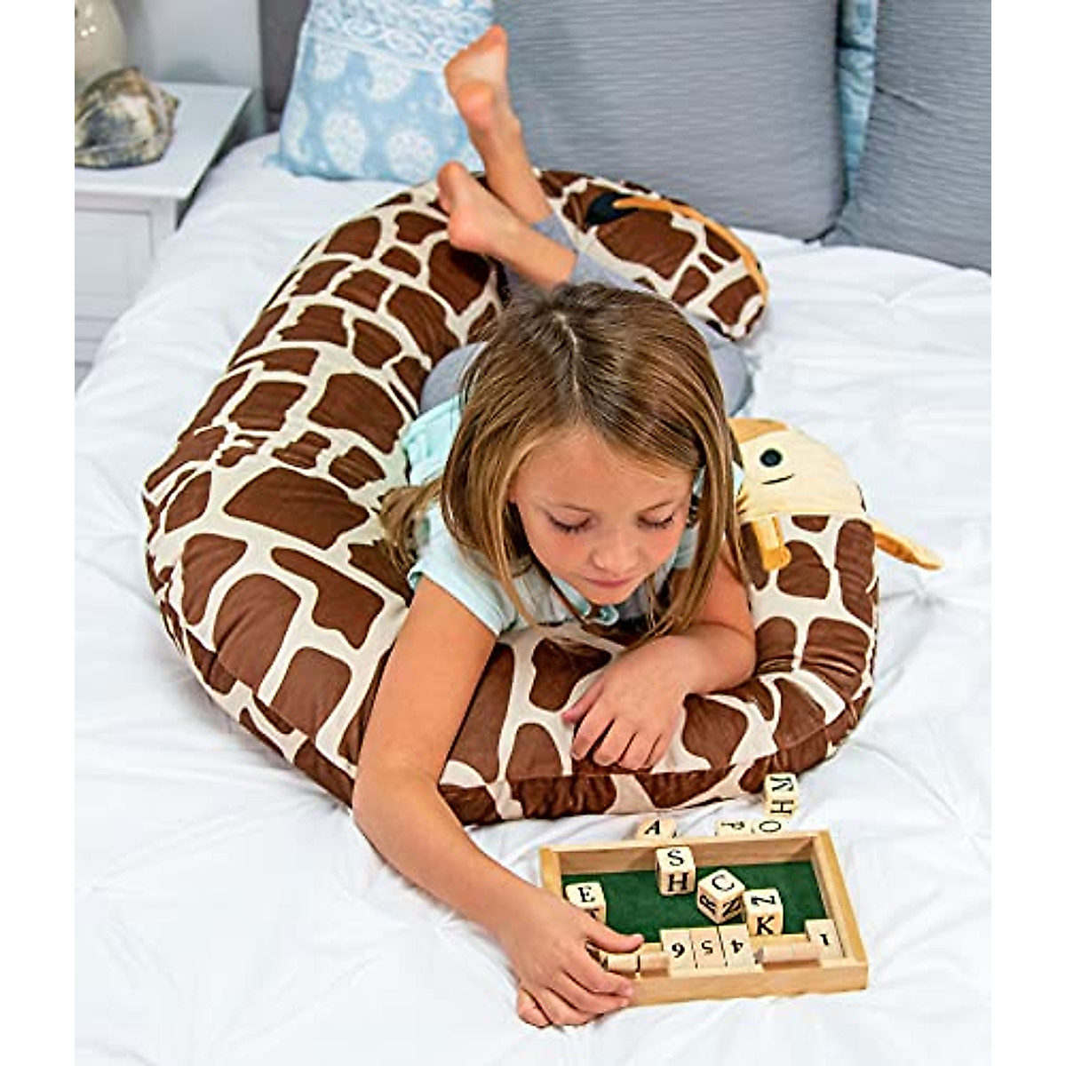 Leachco Snoogle Jr. Pillow, Giraffe