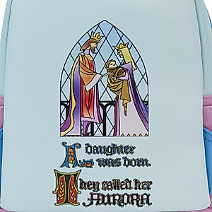 Loungefly Disney Sleeping Beauty Stained Glass Castle Mini Backpack
