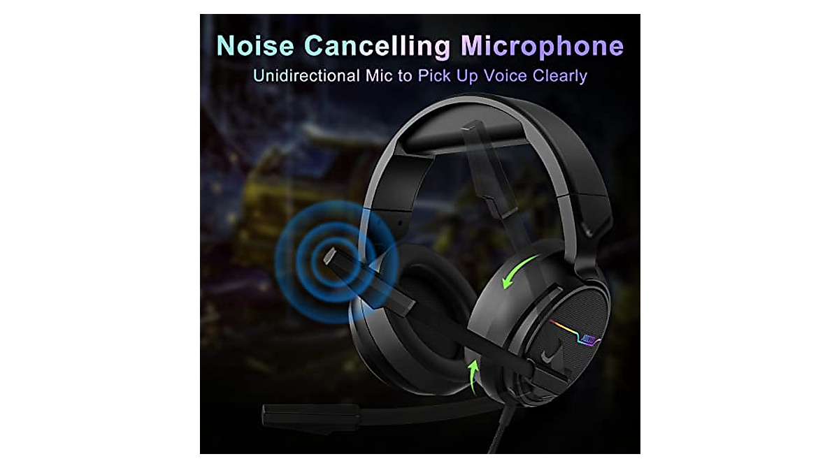 Jeecoo V20U USB Pro Gaming Headset - 7.1 Surround Sound