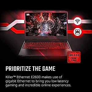Acer Nitro 5 Gaming Laptop, Intel i5-10300H 4.5GHz, NVIDIA GeForce RTX 3050 4GB GDDR6, 15.6" FHD IPS 144Hz Display, Wi-Fi 6, Type-C, Backlit KB, Win 10, w/Accessories (16GB RAM | 512GB PCIe SSD)