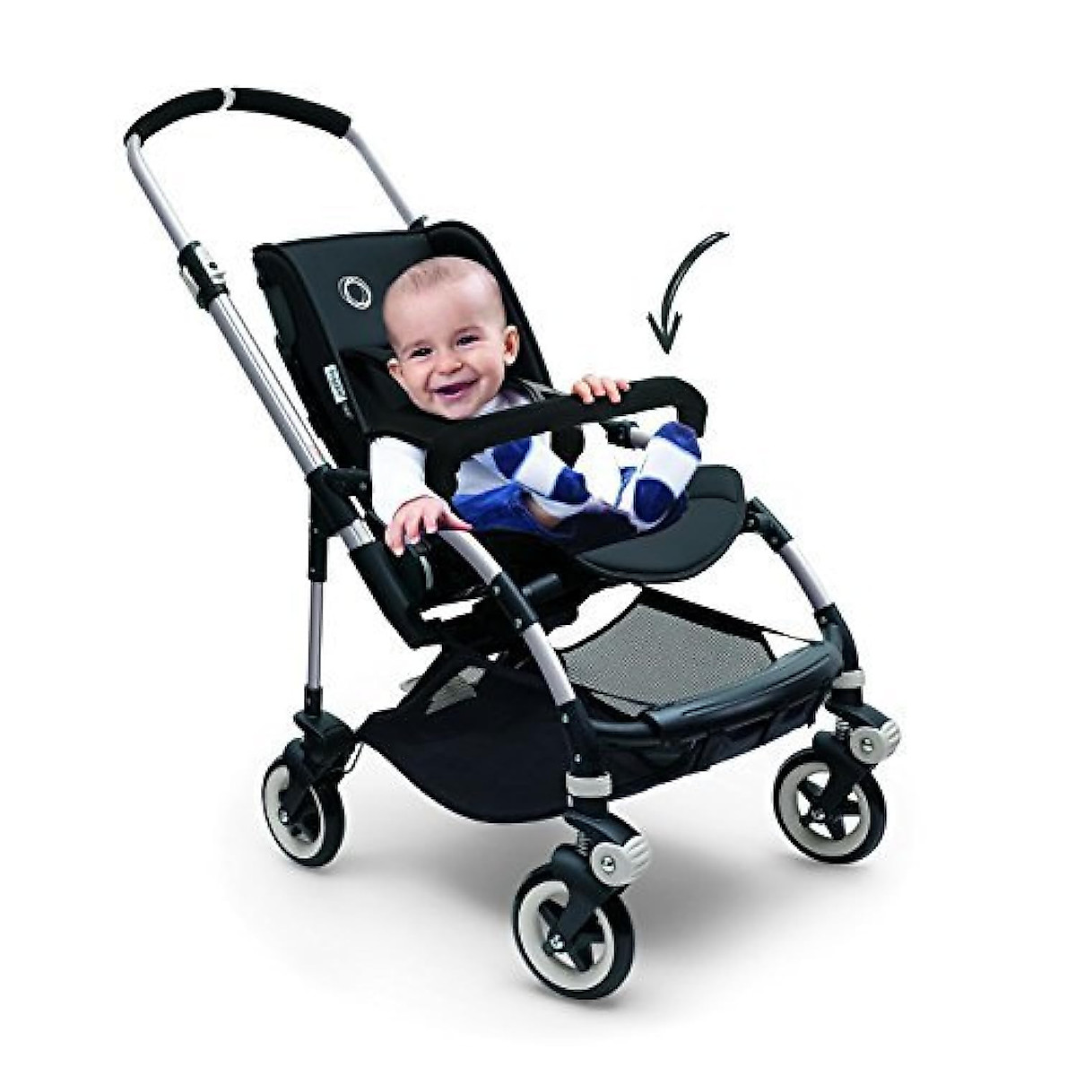 Bar That Fits the Bugaboo Bee, Bee Plus, Bee 3 & Bee 5. (Front Facing Only As Seen in Photo)