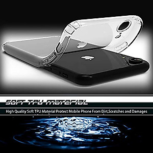 Migeec for iPhone XR Case Clear Soft Transparent Shockproof Protective Slim Thin Bumper Phone Cover for iPhone XR, 6.1 inch