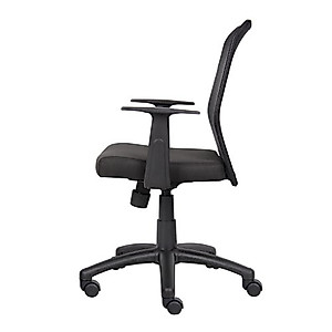 Boss Office Products Budget Mesh Task Chair with Arms in Black