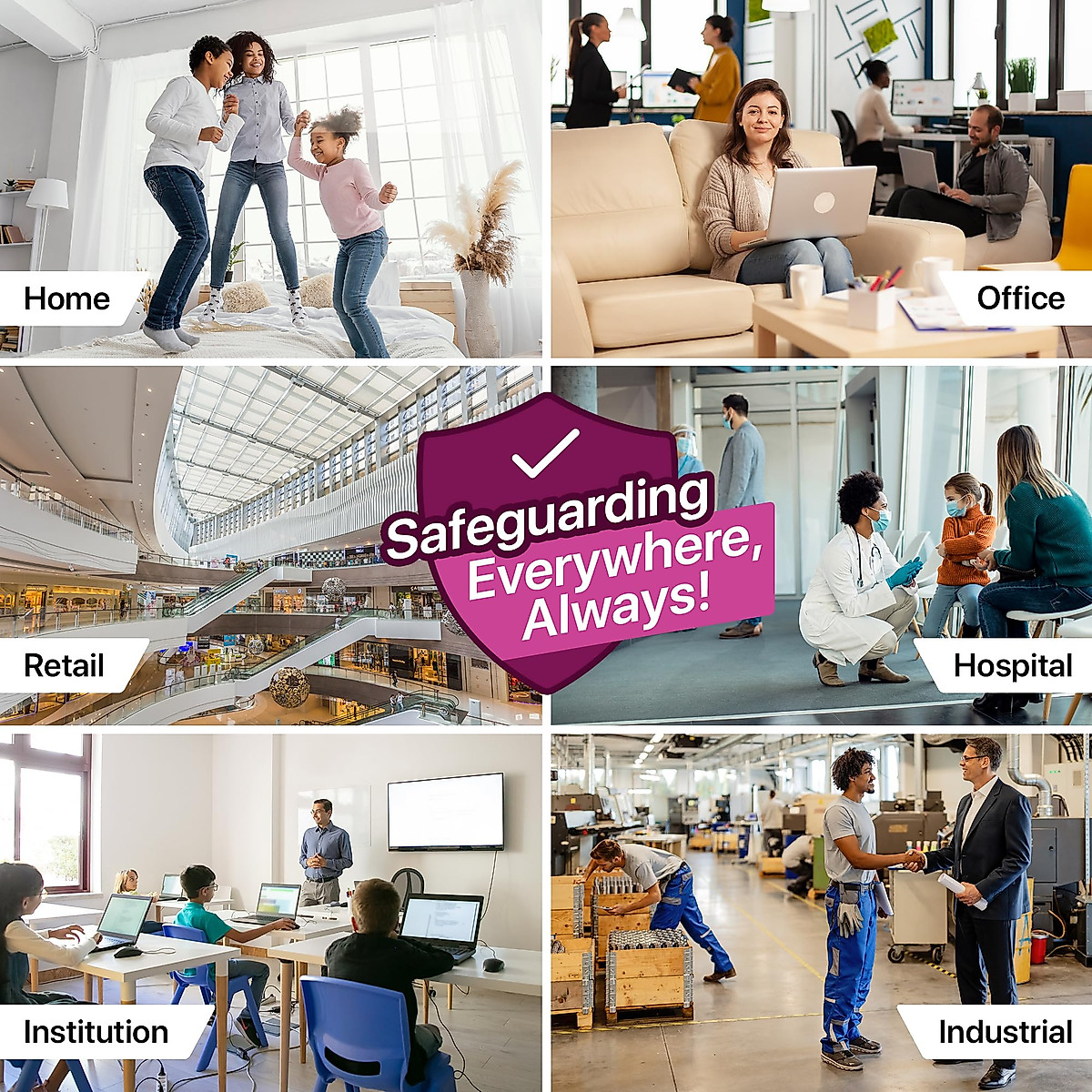 MervFilters, 16x25x1 Air Filter, MERV 11, MPR 1000, AC Furnace Air Filter, 6-Pack