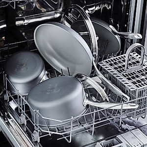 GreenPan Chatham Tri-Ply Stainless Steel Healthy Ceramic Nonstick 11" Wok Pan, PFAS-Free, Multi Clad, Induction, Dishwasher Safe, Oven Safe, Silver