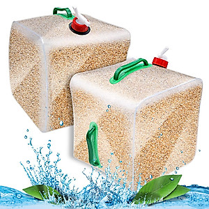 2Pack Swimming Pool Ladder Weights, Universal Step SandBag, Plastic Fillable Anchor Bag Container Steps Weight Stair Weights for Above Ground Entry System (11x11 Inches), Clear