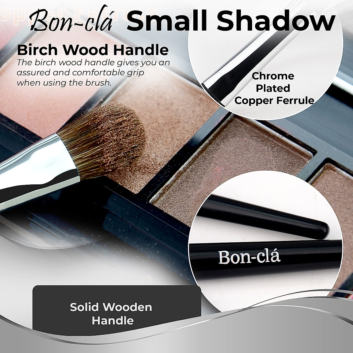 Bon-clá Small Shadow Beauty Professional Eyeshadow Brush, Eyeshadow Applicator Soft Makeup