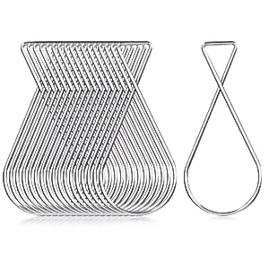 50 Pack Ceiling Hooks Clips - Classroom Decorations Grid Ceiling Hanging Hooks Clips