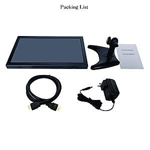 iChawk 10.1" inch Display 1920x1200 16:10 IPS Widescreen 1080p Full HD AV BNC HDMI-in VGA Metal Shell Industrial Medical Monitor LCD Screen PC Display, U-Disk Player with Built-in Speaker W101MN-59H