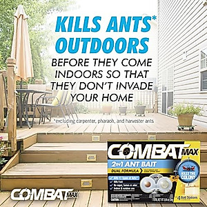 Combat Max 2 in 1 Ant Bait Station, 4 Count