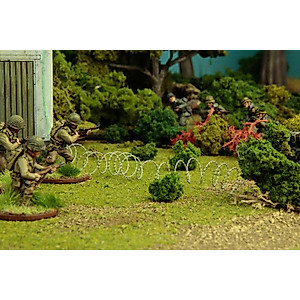 Bolt Action Barbed Wire 1:56 WWII Military Table Top Wargaming Diorama Plastic Model Kit WG-TER-47
