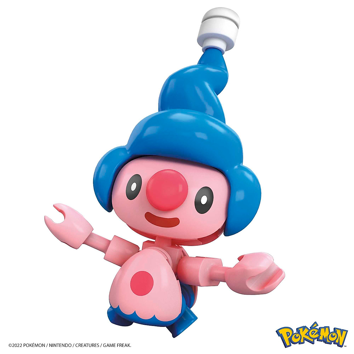 Mega Pokemon Mime Jr. Building Set with 24 Compatible Bricks and Pieces and Poke Ball, Toy Gift Set for Ages 6 and up