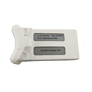 High-Performance Battery Backup 3.7V 1000mAh Lithium Battery for SJRC S20W T25 Four-axis Drone Spare Parts Remote Control Aircraft Rechargeable Battery-3Pcs