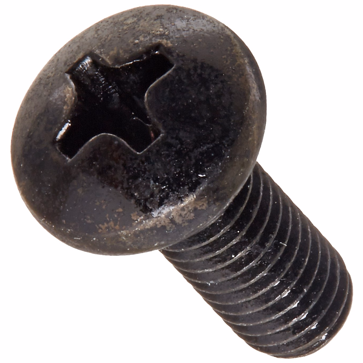 Small Parts 1012MPPBZ Steel Pan Head Machine Screw, Black Zinc Plated, Meets ASME B18.6.3, #2 Phillips Drive, #10-24 Thread Size, 3/4" Length, Fully Threaded, Import (Pack of 100)