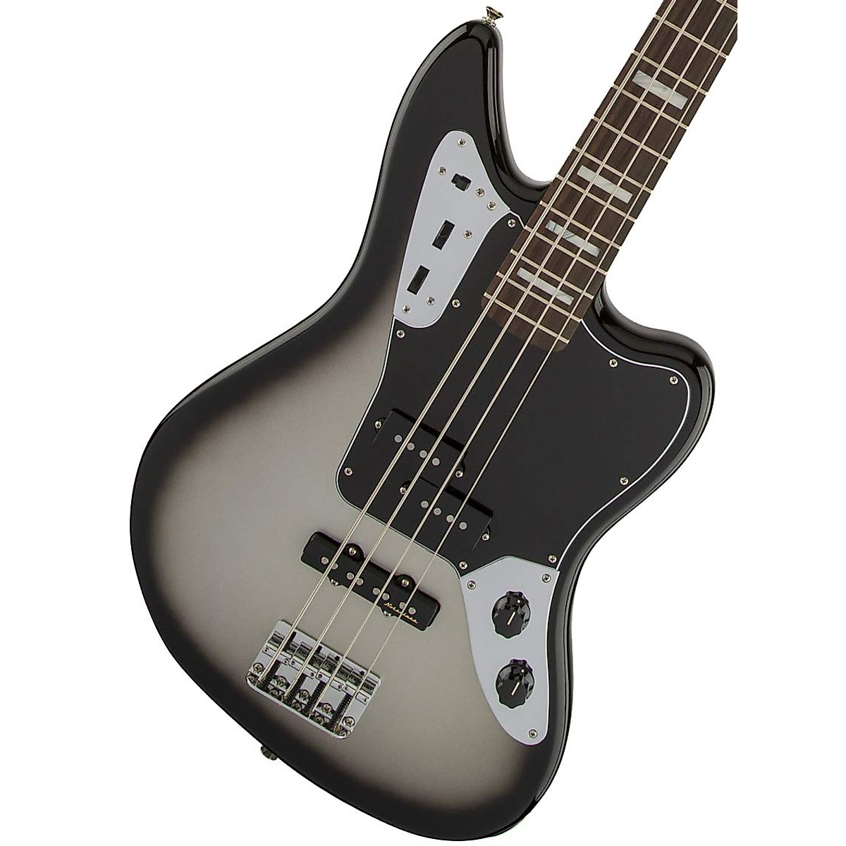 Fender Troy Sanders Jaguar Bass, Silverburst, Rosewood Fingerboard