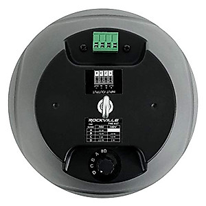 Rockville (6) PEN-65T Black 6.5" 70V Hanging Pendant Speaker Commercial/Restaurant