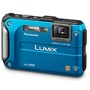 Panasonic Lumix DMC-TS3 12.1 MP Rugged/Waterproof Digital Camera with 4.6x Wide Angle Optical Image Stabilized Zoom and 2.7-Inch LCD (Blue)