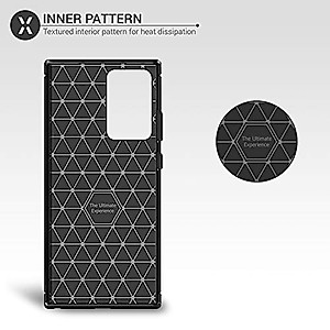 Olixar Case with Screen Protector for Samsung Galaxy Note 20 Ultra, Stylish 2 in 1 Protection - Defend Your Phone & Screen from Drops, Shocks and Scratches - Sentinel - Black