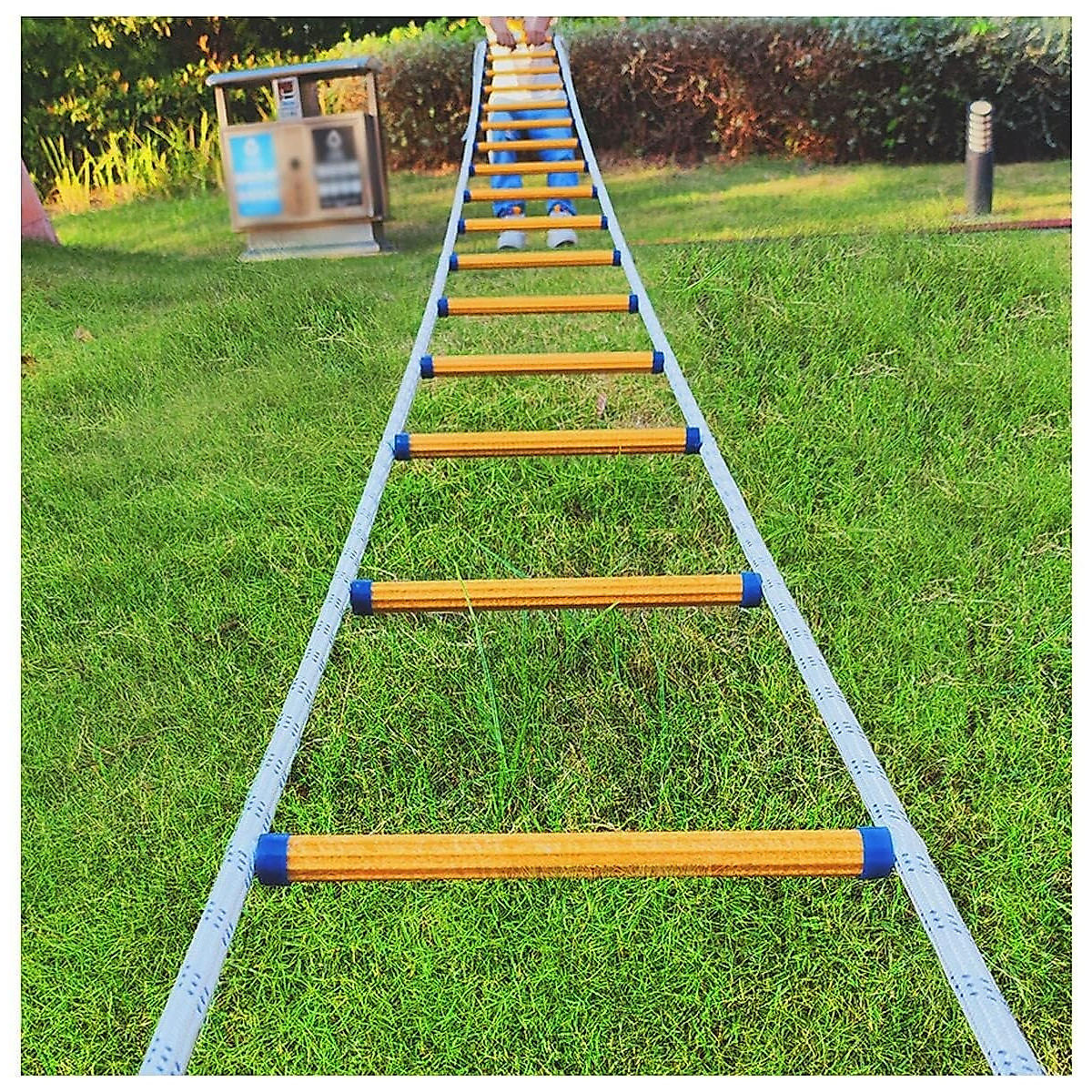 Rope Ladder Fire Escape - Emergency Ladders, Safety Ladder Escape, 2-3 Story Homes Reusable Compact Lightweight External Rescue Ladder (Size : 20M)