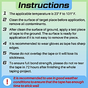 Amylove 230 Ft Driveway Basketball Tape Outdoor Court Tape Adhesive Court Marking Tape Court Lines for Tennis Badminton Parking Floor Pavement Driveway Indoor, 2 in Wide (Black, PVC)