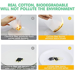 GothicBride Disposable Face Towel for Dry and Wet Use, 100% Cotton Facial Tissue, Ultra Thicked Facial Cleansing Towels, Multi-Purpose Dry Wipes for Makeup Removing, Sensitive | Baby Skincare