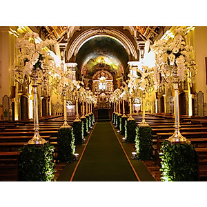 Christmas Black Carpet Runner for Party, 2.6X30 ft, 130 GSM Felt with Double-Sided Tape, Costume Party Decos, Black Runway Rug for Prom