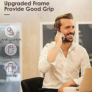 LOHASIC Case for iPhone 13 Pro Max, Soft PU Leather Classic Luxury Business Slim Cover Non-Slip Anti Scratch Full Protective Phone Cases Compatible with iPhone 13 Pro Max(2021) 6.7" - Brown