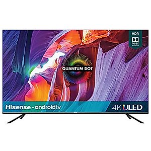 Hisense 50-Inch Class H8 Quantum Series Android 4K ULED Smart TV with Voice Remote (50H8G, 2020 Model)