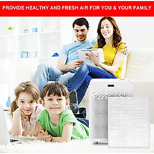 Topdeck ESSENTIALS C545 True HEPA Replacement Filter S, Compatible with Winix C545 Air Purifier, Replaces Winix S Filter 1712-0096-00. H13 Grade True HEPA Filter + 6 Activated Carbon Filters (1 + 6)