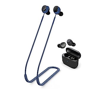 smaate Anti-Lost Strap Compatible with JLab GO Air POP Wireless Earbuds, Soft Silicone Cord for Anti-Falling During Sports
