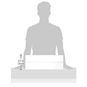 H2Pro 20" Glass Canopy 10 Gallon Aquarium Fish Tank (19.33 x 9.65 x 0.16in)