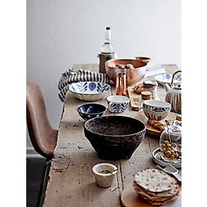 Creative Co-Op Clear Glass "OLIVE" Jar with Lid & Slotted Stainless Steel Spoon (Set of 3 Pieces including Lid)