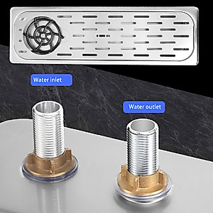 Stainless Steel Glass Rinser for Kitchen Sinks, Pitcher Rinser High Pressure Cup Washer Spray Rinser Glass Rinser Bottle Washer Baby Bottle Cleaner for Home Hotel Cafe Sink