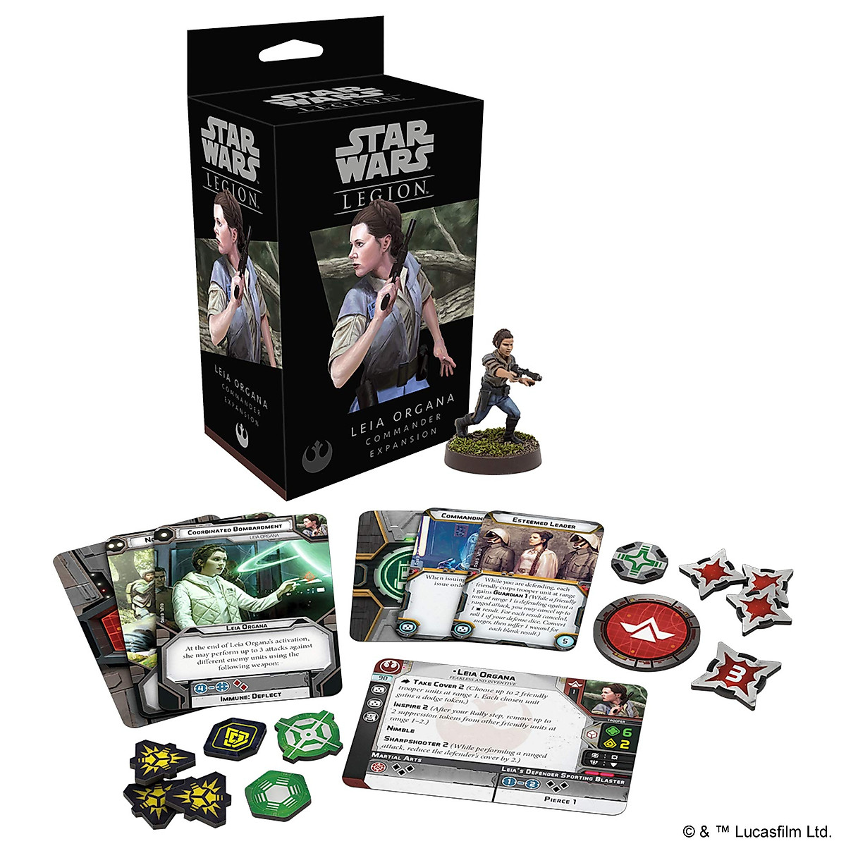 Star Wars Legion Leia Organa EXPANSION | Two Player Battle Game | Miniatures Game | Strategy Game for Adults and Teens | Ages 14 and up | Average Playtime 3 Hours | Made by Atomic Mass Games