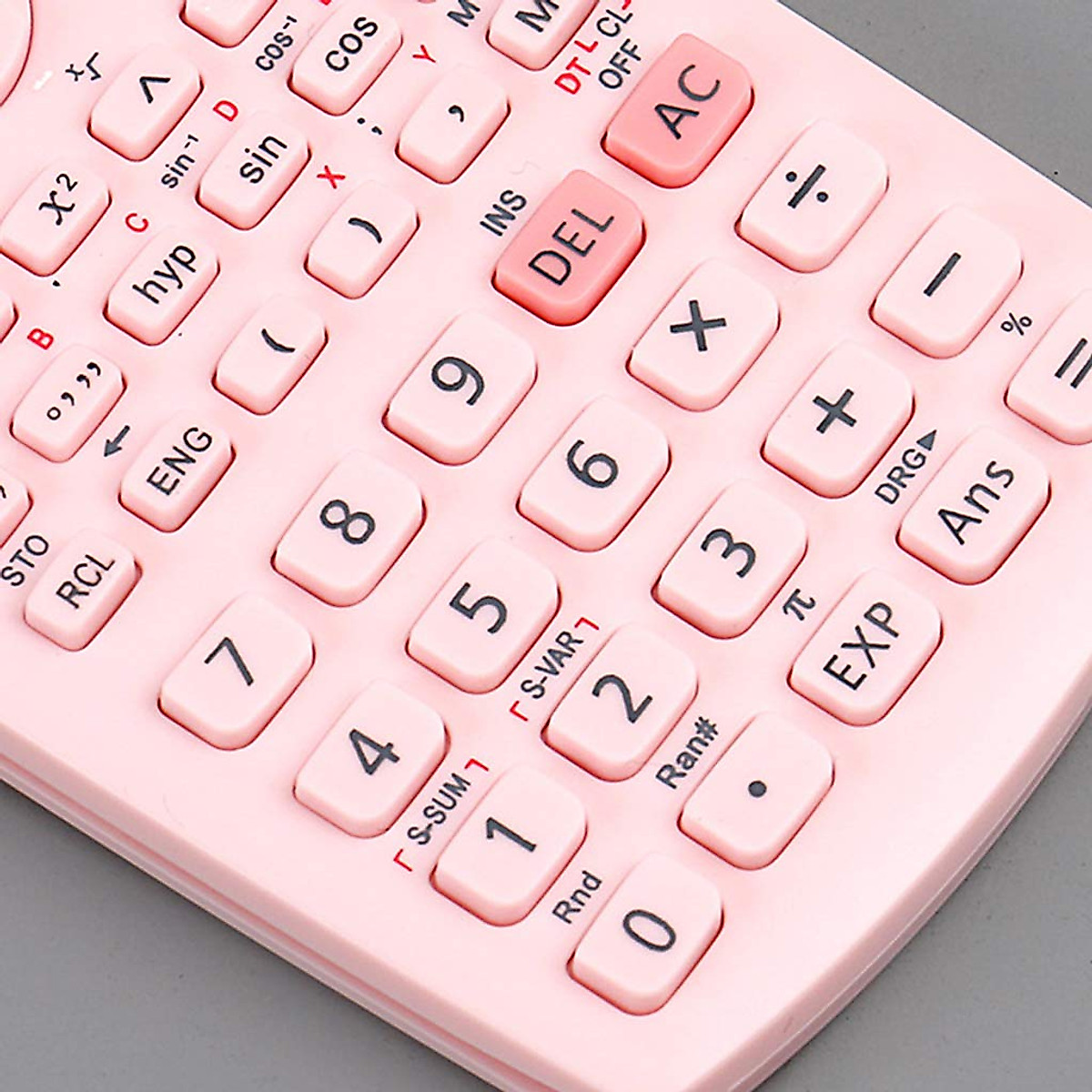 Dft Engineering Scientific Calculator, Suitable for School and Business Study Accessoires Supplies Calculator Scientific Citizen, Pink