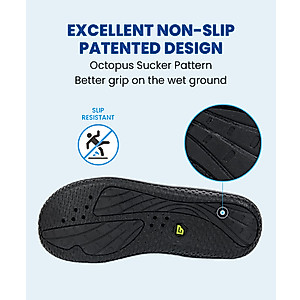 BALLOP Aqua Shoes Quick-Dry Non-Slip Water for Women Men Men's Size Mens Beach Womens Swim Socks Fishing Vacation Essentials feet Adult Swimming agua para wear Lake Woman Foot Fish flip Flops