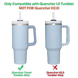 Silicone Spill Proof Stopper for Stanley Cup 1.0 40oz & 30oz, Leak Stoppers Compatible for Stanley Quencher 1.0 Tumbler 40oz, Set of 3