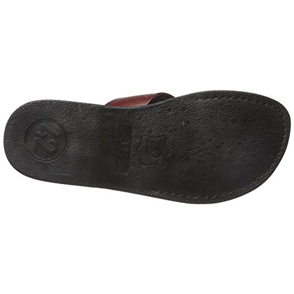 Jerusalem Sandals Jesse - Leather Woven Strap Sandal - Brown