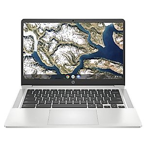 HP Chromebook 14a-nd0010ca 14" AMD 3015Ce 4 GB Memory; 64 GB eMMC Storage Chrome OS Mineral Silver(Renewed)